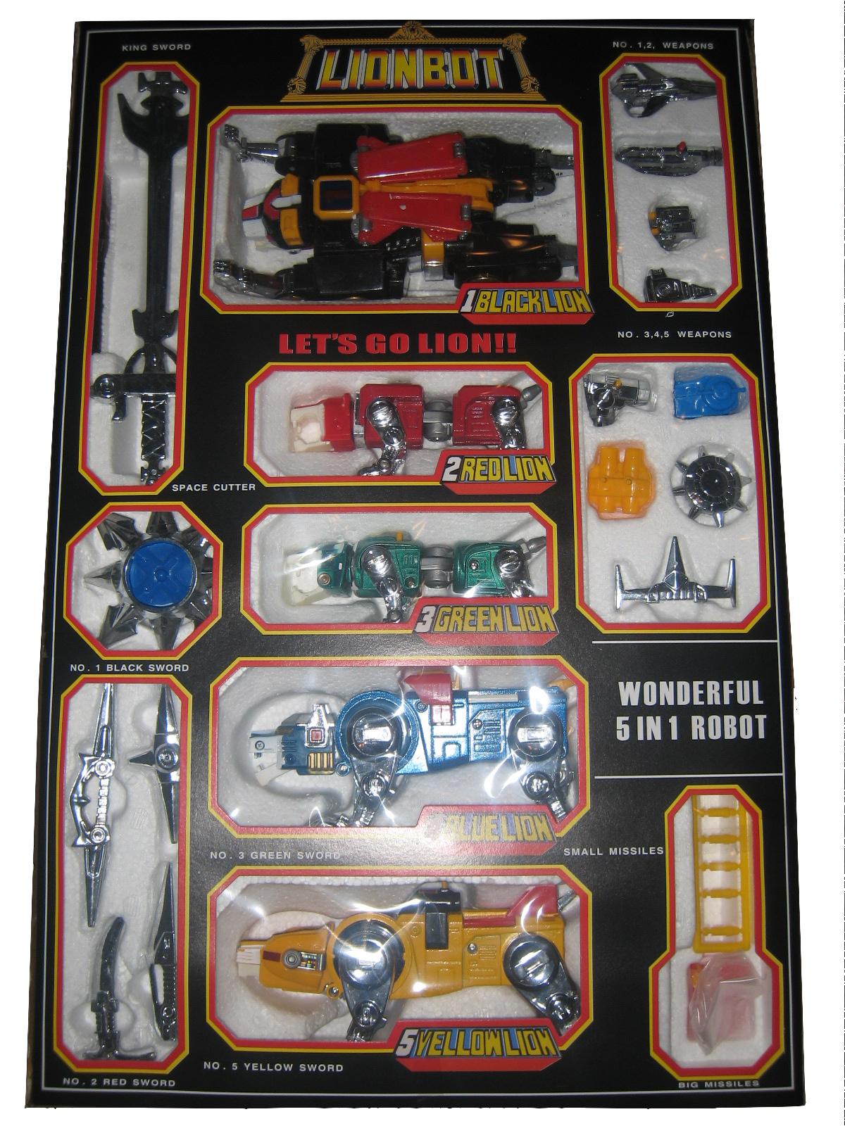 Zoid.US Voltron Review Go Lion Lion Bot